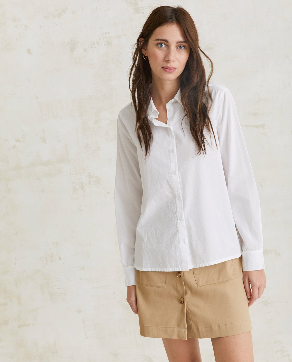 Košile Carli White - Green Butik