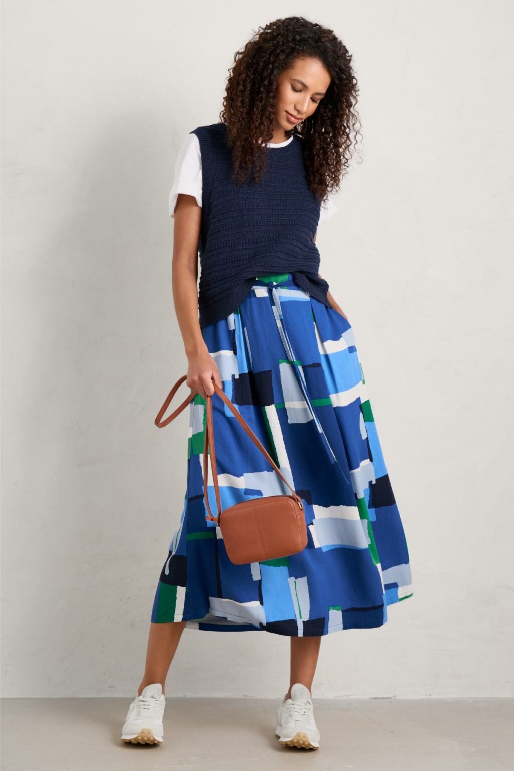 Sukně Allantide Francis Collage - Green Butik