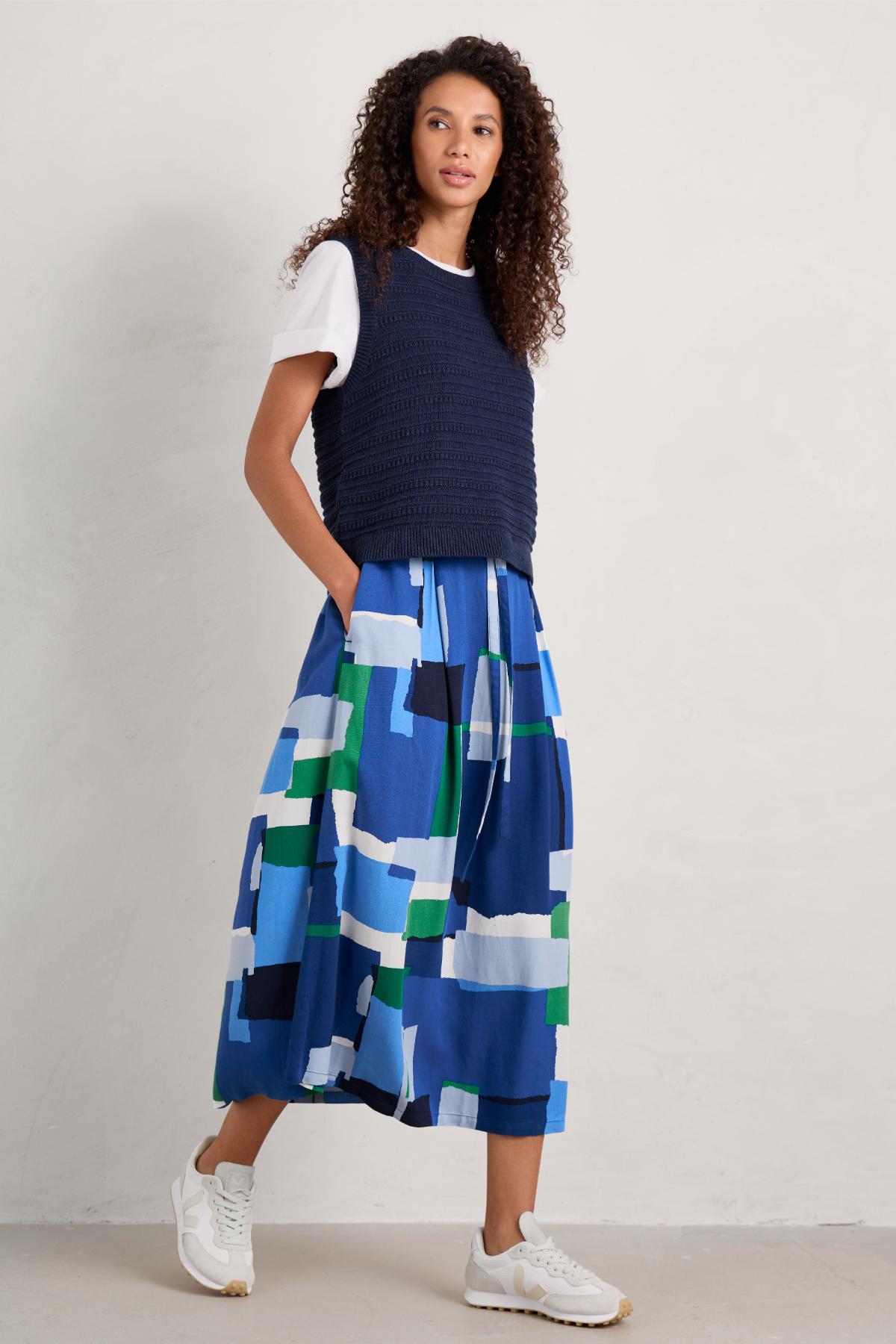 Sukně Allantide Francis Collage - Green Butik