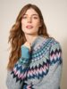 Svetr Izzy Fair Isle - Green Butik
