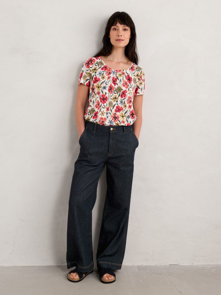 Top Appletree Folky Poppy - Green Butik