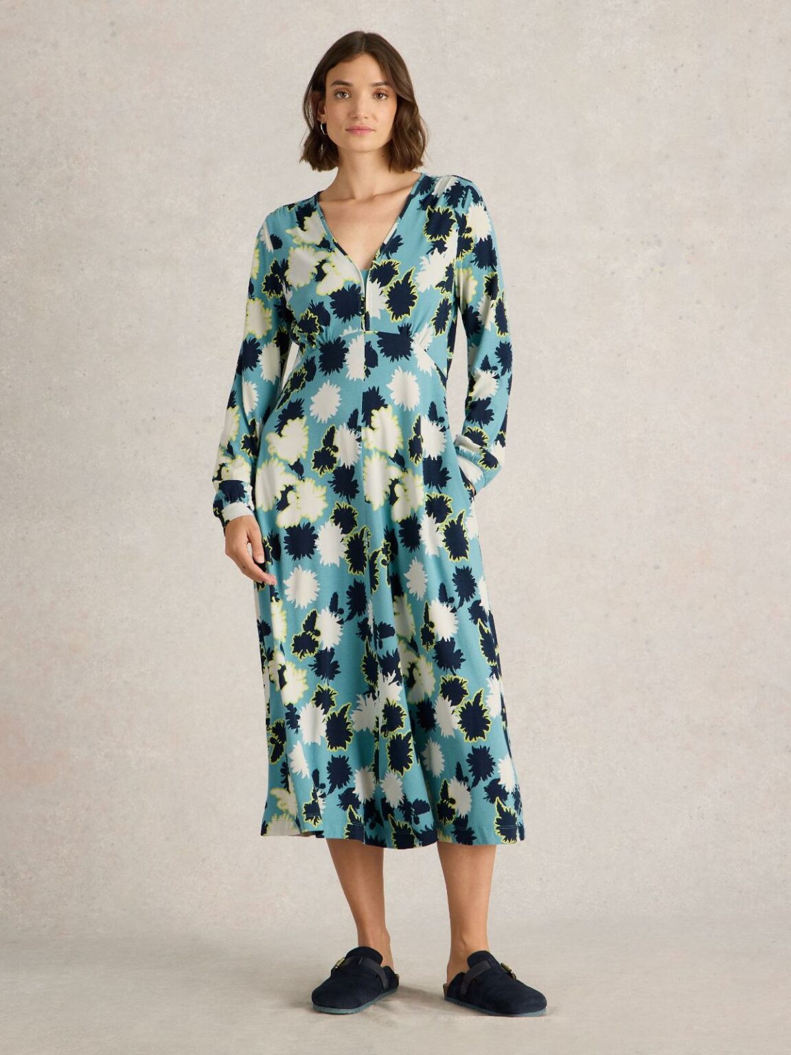 Šaty Megan Blue - Green Butik