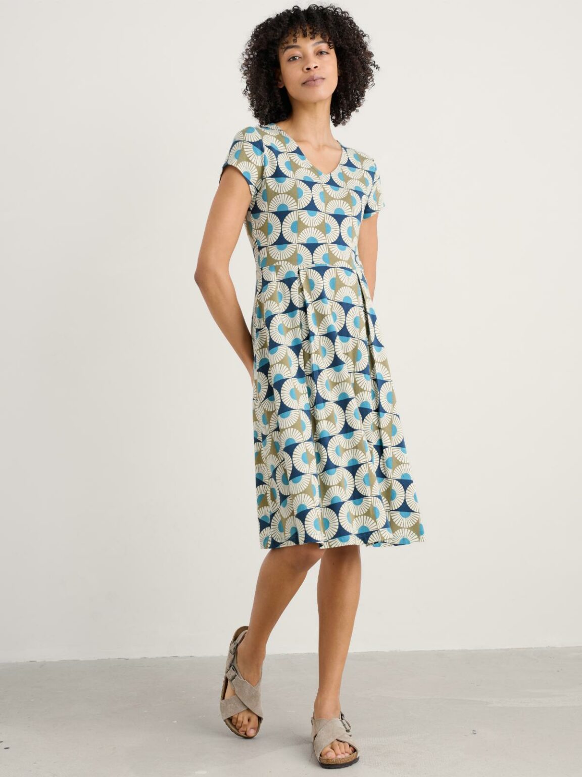 Šaty Pier View Chalk - Green Butik