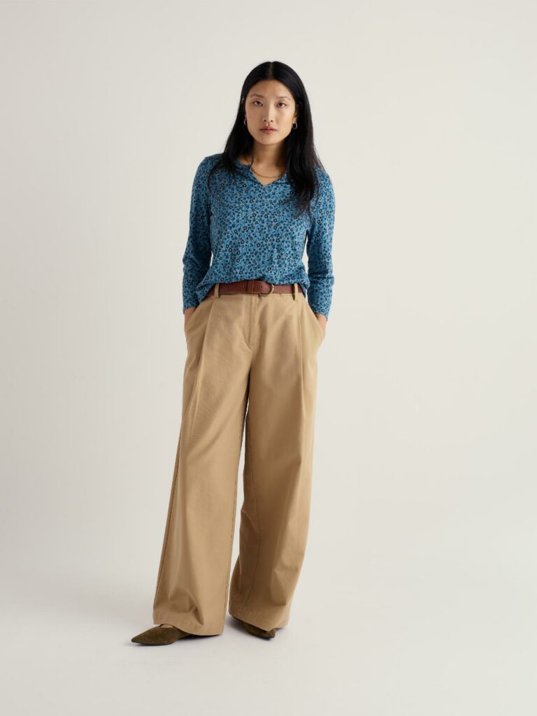 Top Kellow Flax Flower - Green Butik